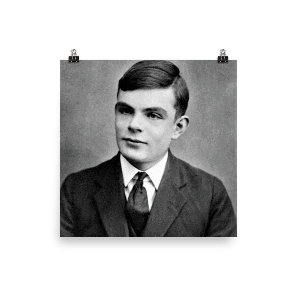 Alan Turing Poster | Etsy