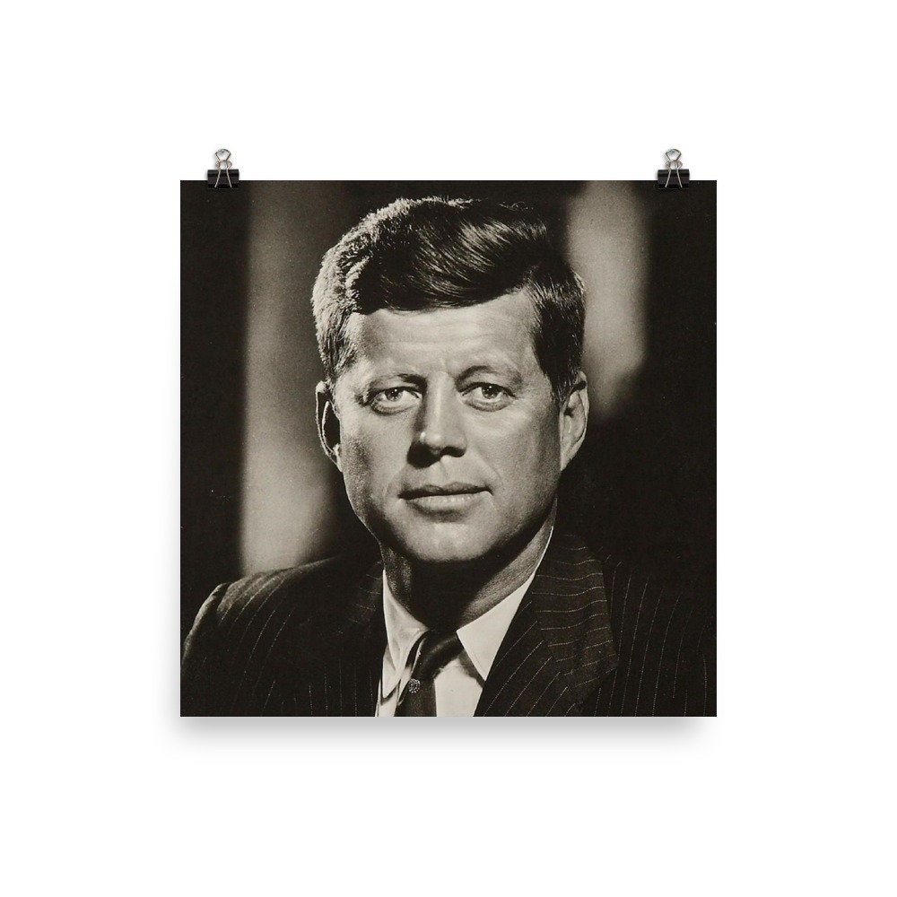 JFK John F Kennedy Poster - Etsy