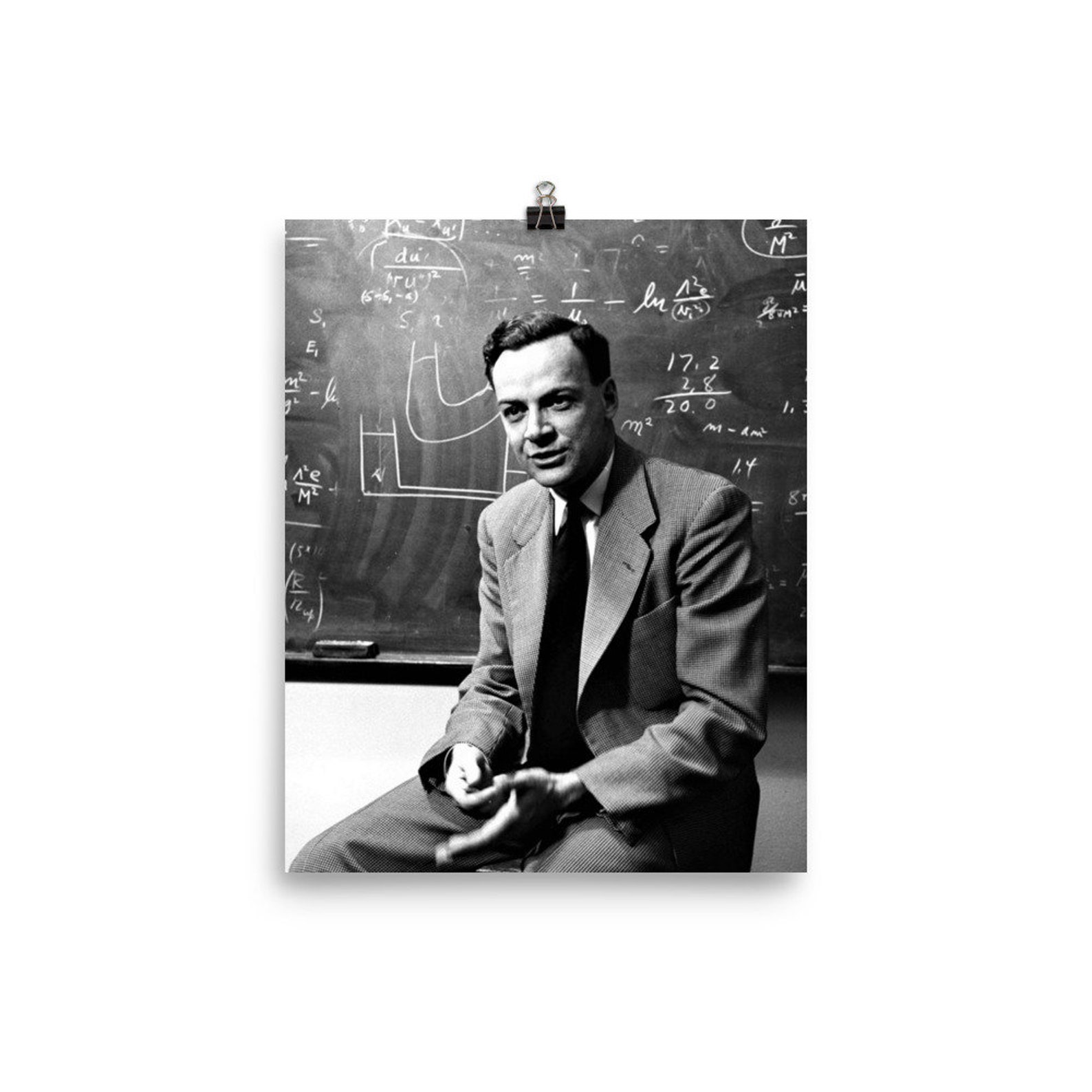 Richard Feynman Poster Print - Etsy