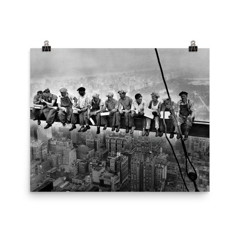 Lunch Atop a Skyscraper Poster Print - Etsy