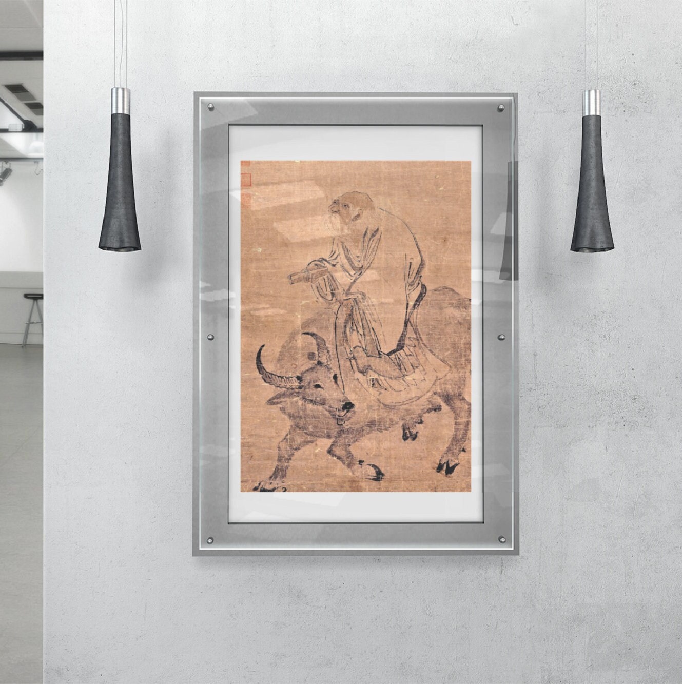 Lao Tzu Poster Taoism Art Print - Etsy