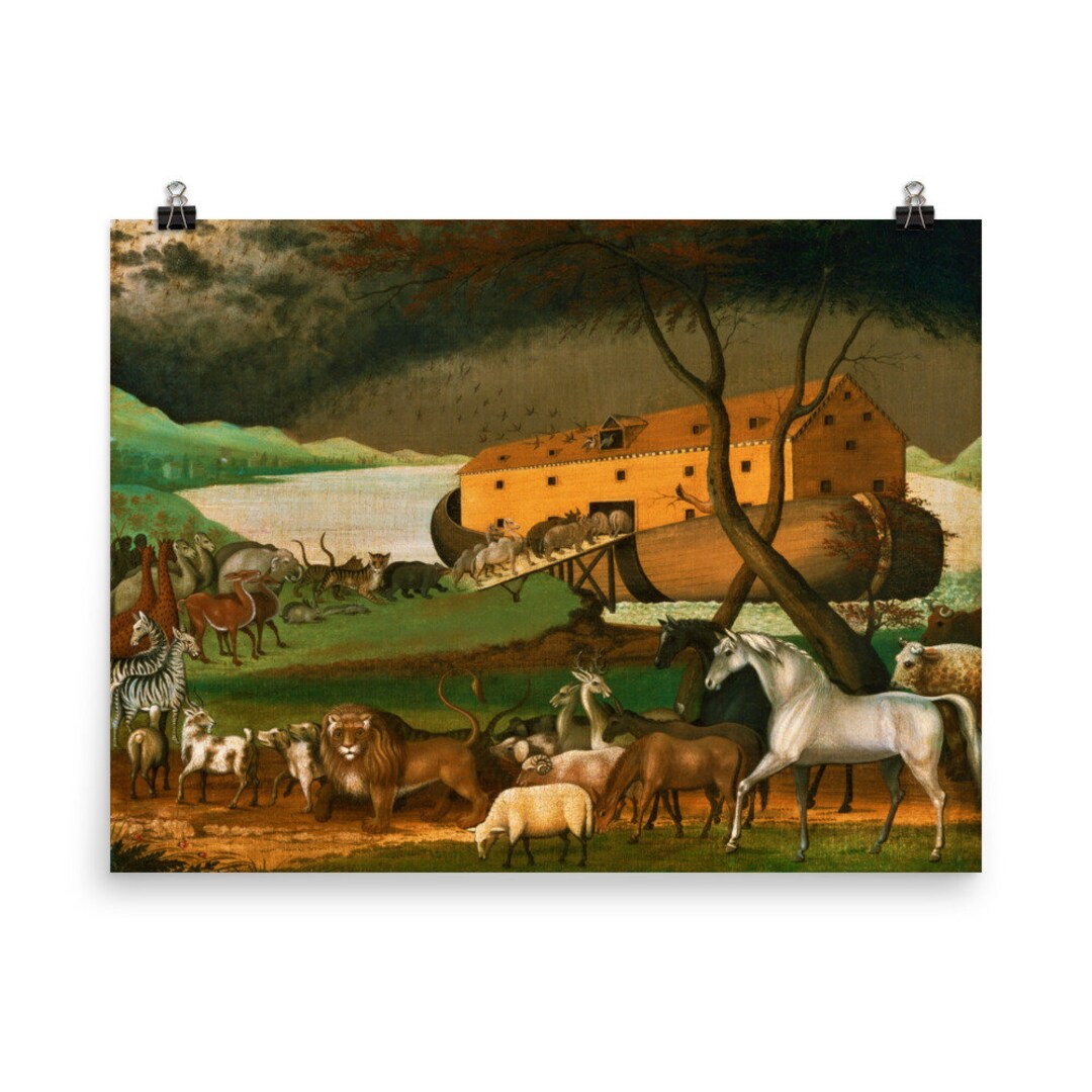 Noah's Ark by Edward Hicks Poster Print - Etsy