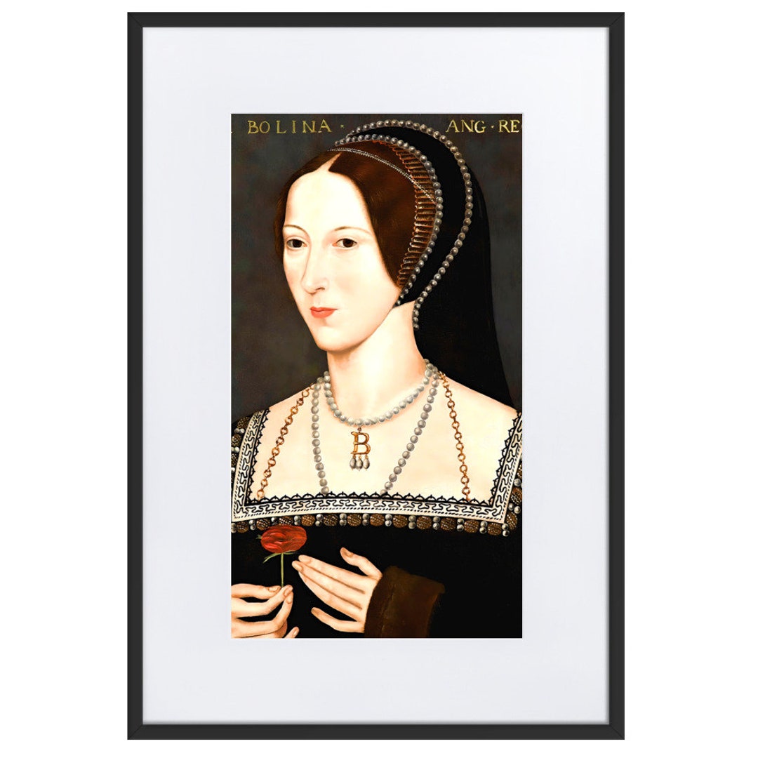 Anne Boleyn Framed Print With Mat - Etsy