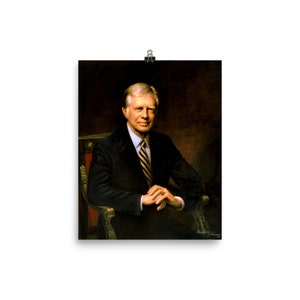 Jimmy Carter Official Portrait Poster Print - Etsy