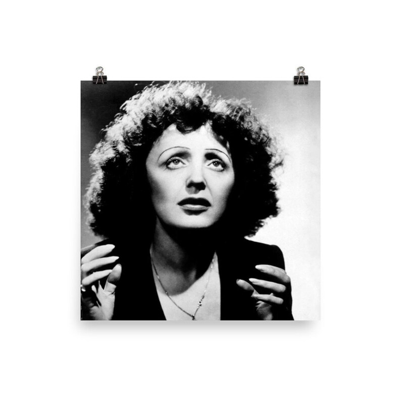 Edith Piaf Poster Print - Etsy