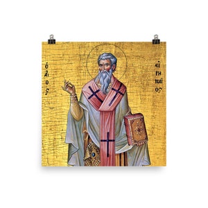 Saint Irenaeus of Lyons Poster Print - Etsy