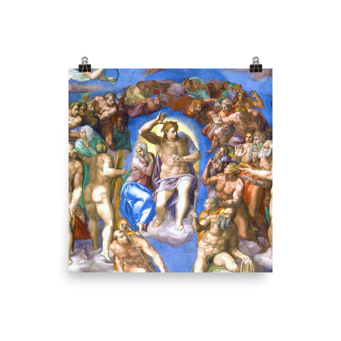 The Last Judgement Michelangelo Poster Print | Etsy