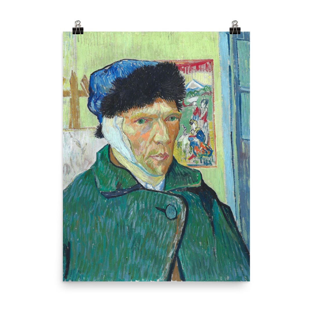 Vincent Van Gogh Self-portrait With Bandaged Ear Poster Print 1889 ...