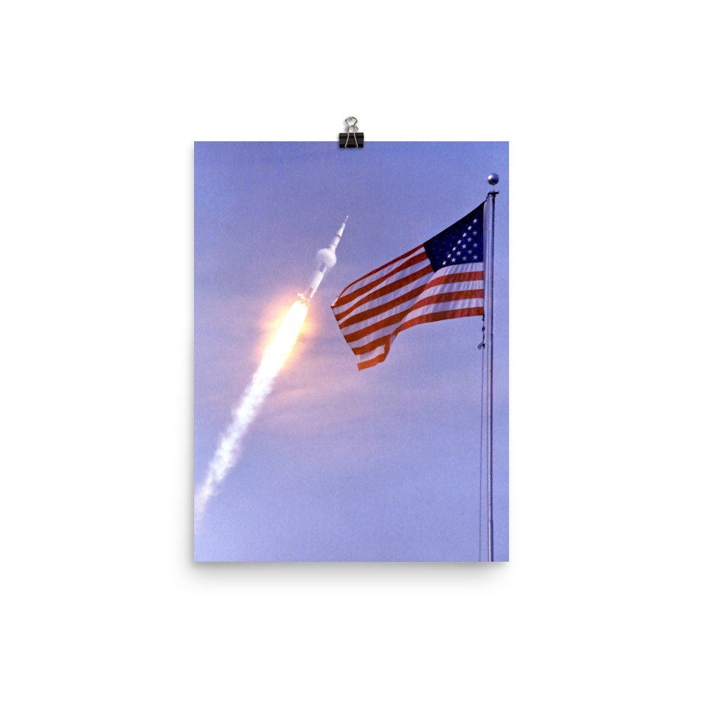 Apollo 11 Launch Poster Print - Etsy