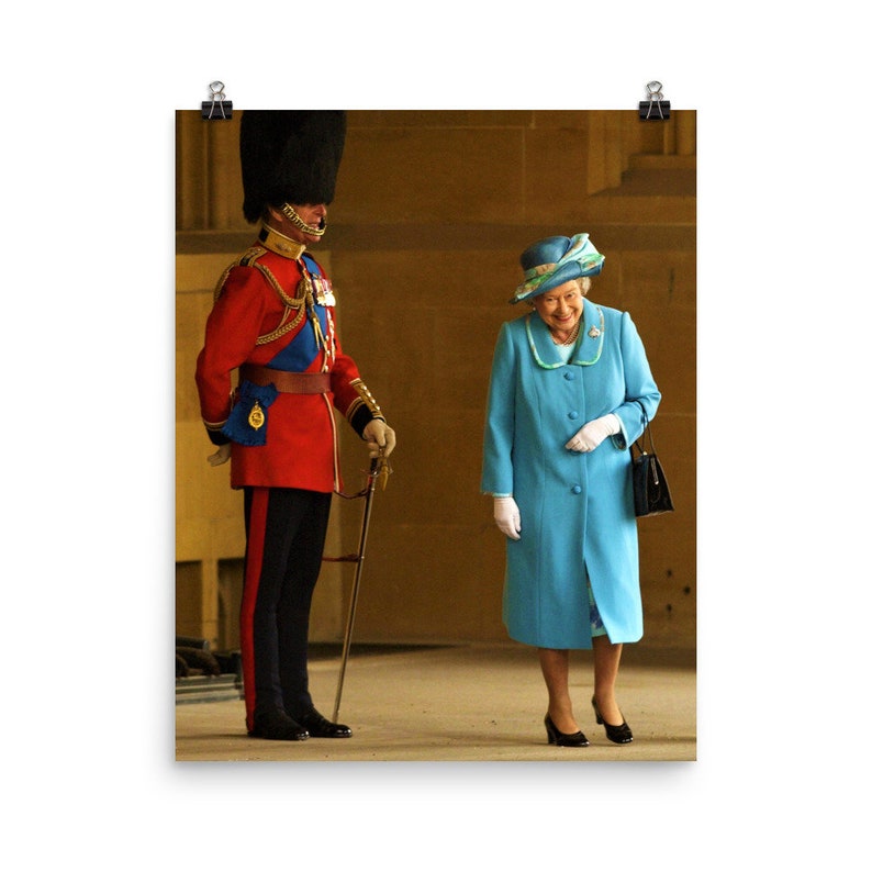 Queen Elizabeth II With Prince Philip Poster Print - Etsy