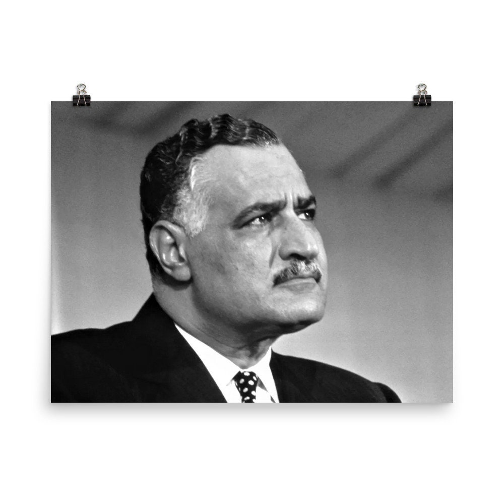 Gamal Abdel Nasser Poster Druck - Etsy.de