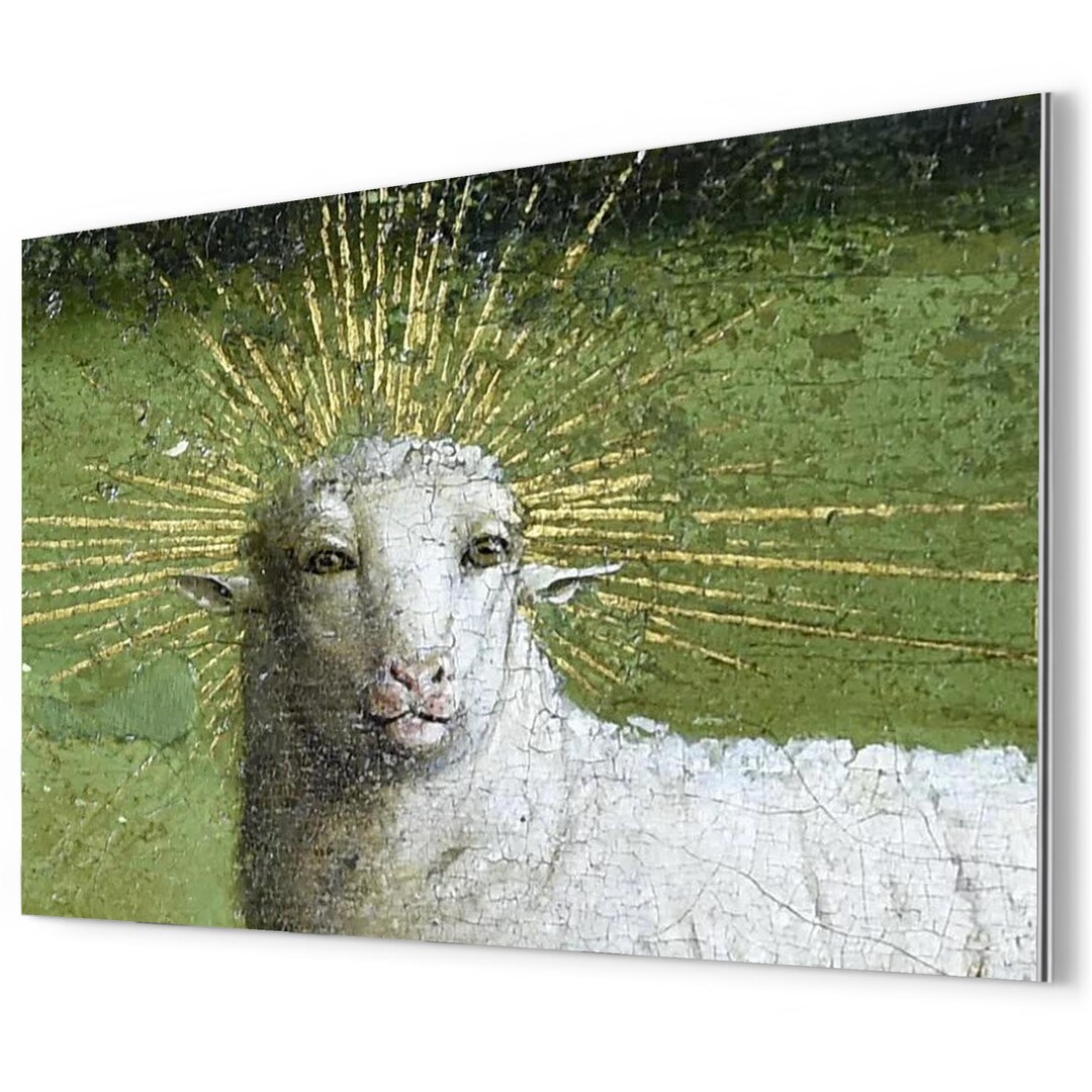 Van Eyck Ghent Altarpiece Metal Print - Adoration of the Mystic Lamb ...