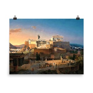 Acropolis by Leo Von Klenze Poster Print - Etsy
