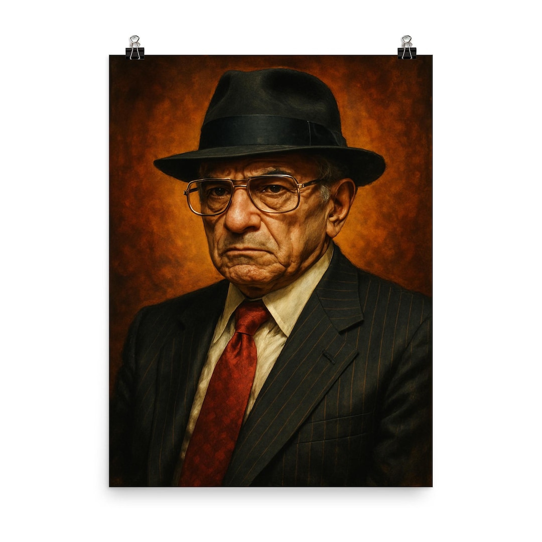 Nicodemo Scarfo Mob Boss Poster Print - Vintage Mafia Wall Art - Unique ...