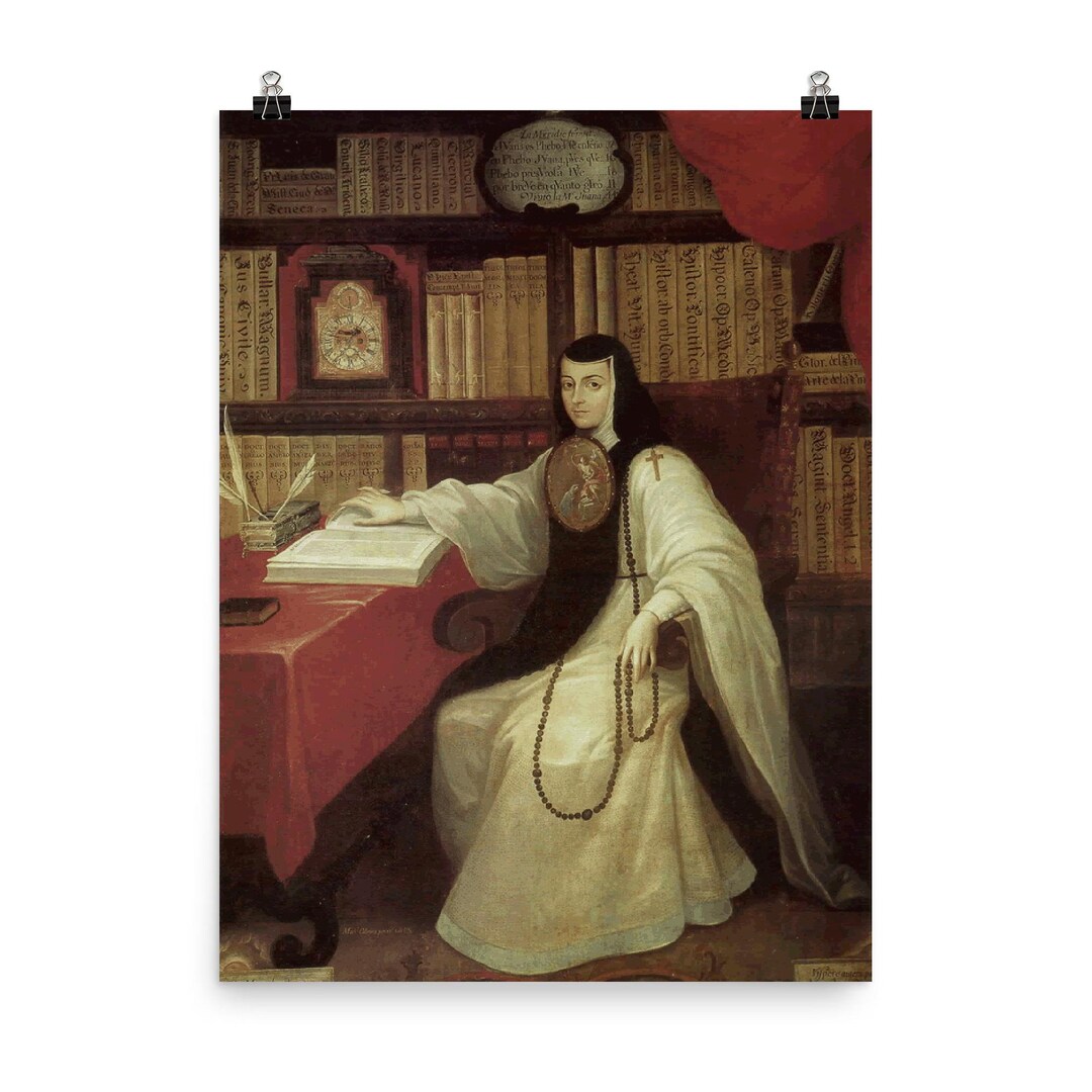 Sor Juana Ines De La Cruz Poster Print – 18” X 24” - Etsy
