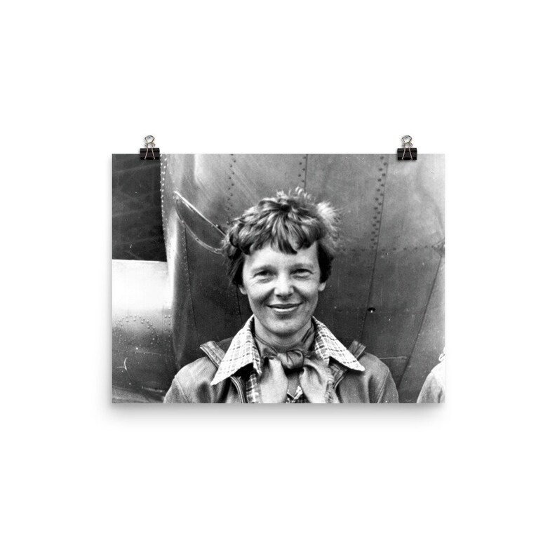 Amelia Earhart Poster Print - Etsy