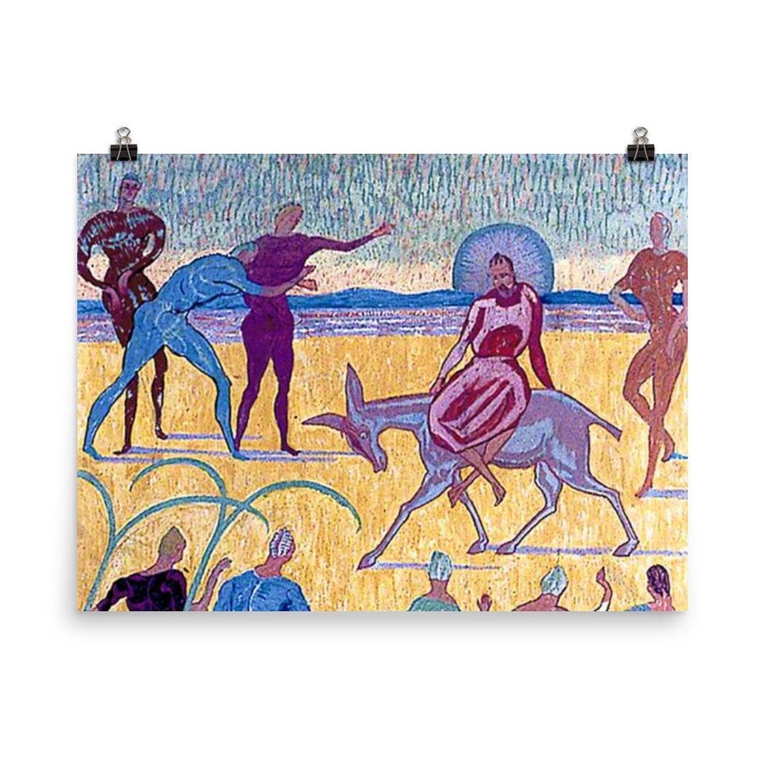 The Entry Into Jerusalem by Frederick Etchells Poster Print - Etsy