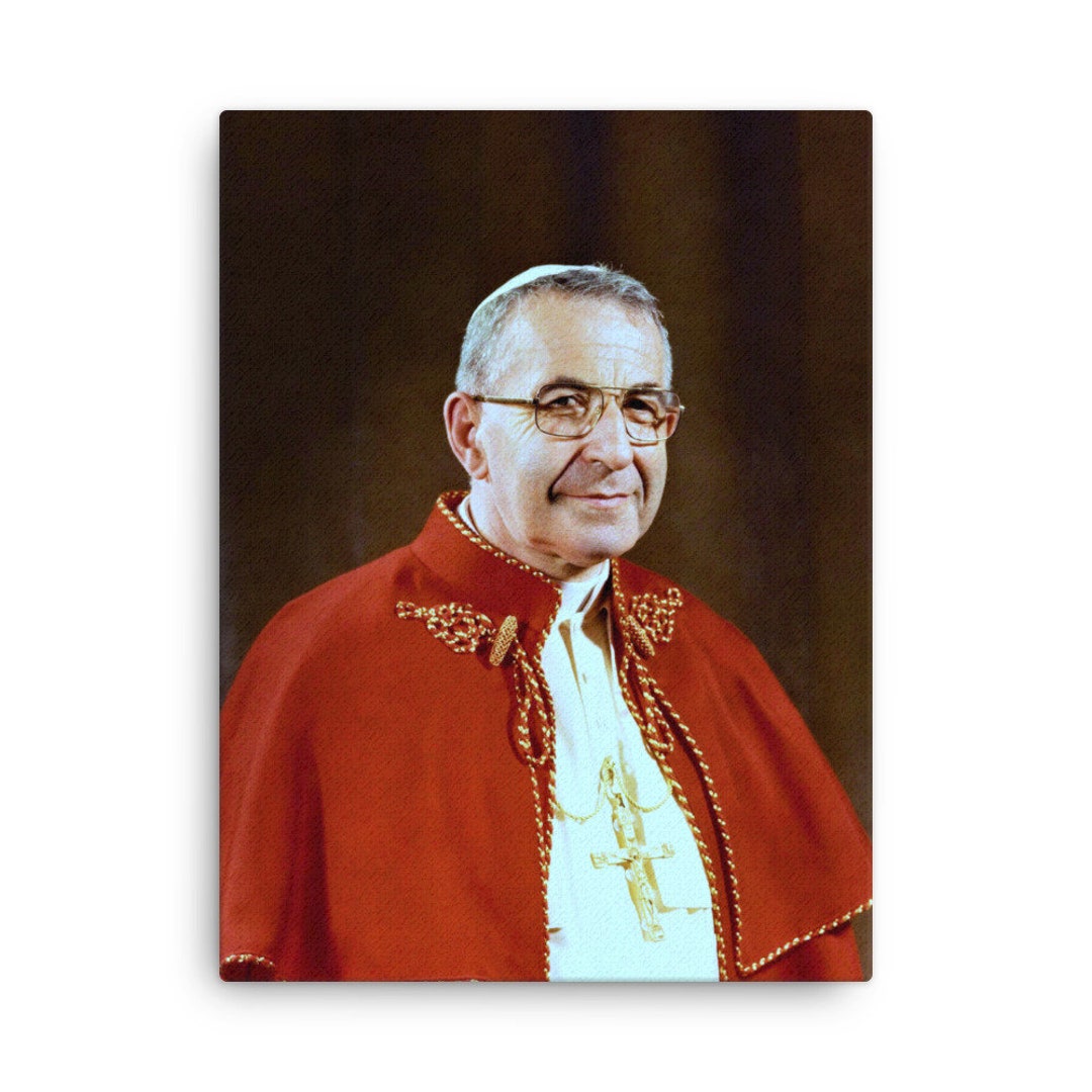 Pope John Paul I Canvas Print Canvas Wall Art - Etsy