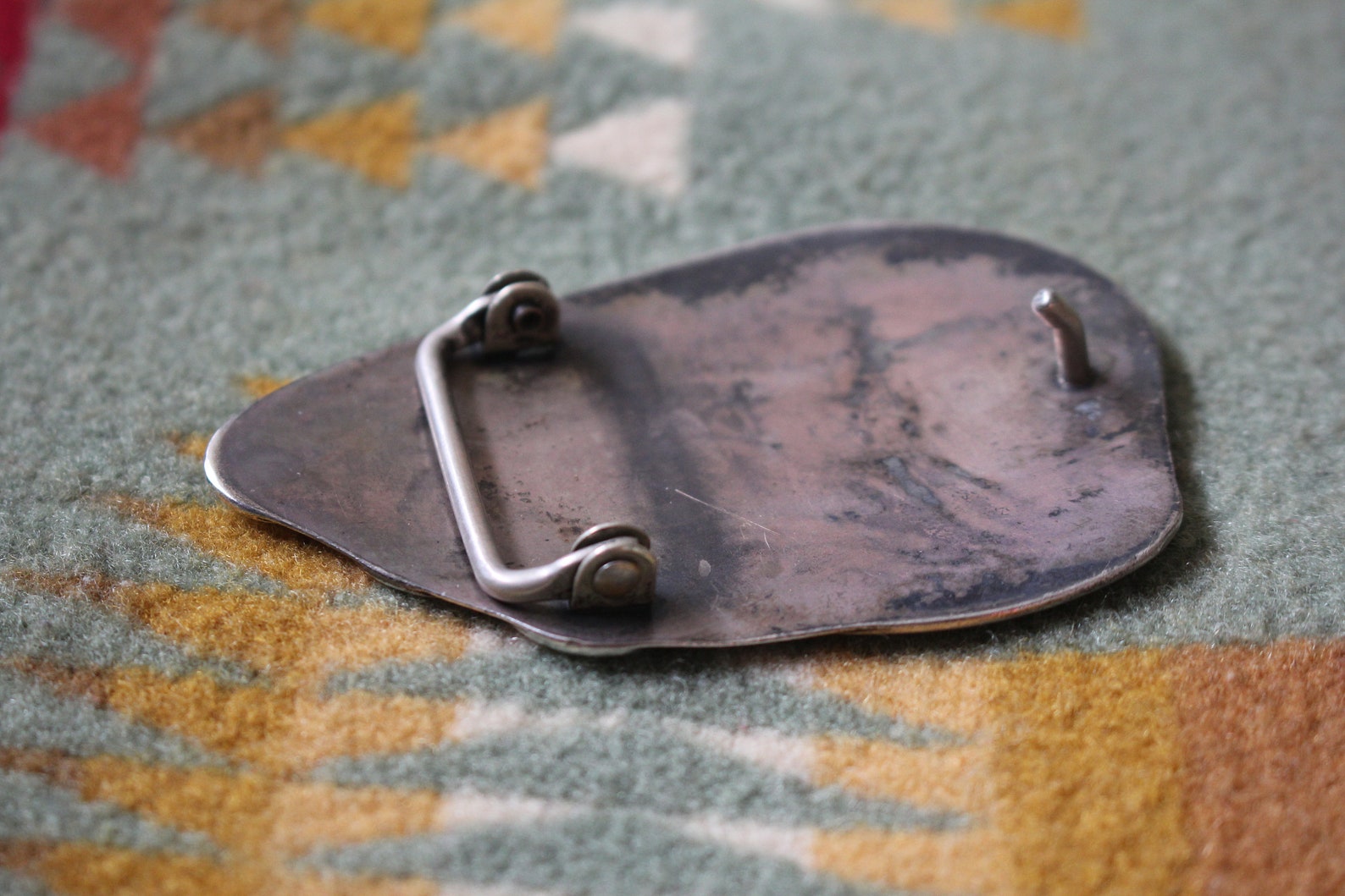 Old Pawn Native American Overlay Sterling Silver .925 - Etsy