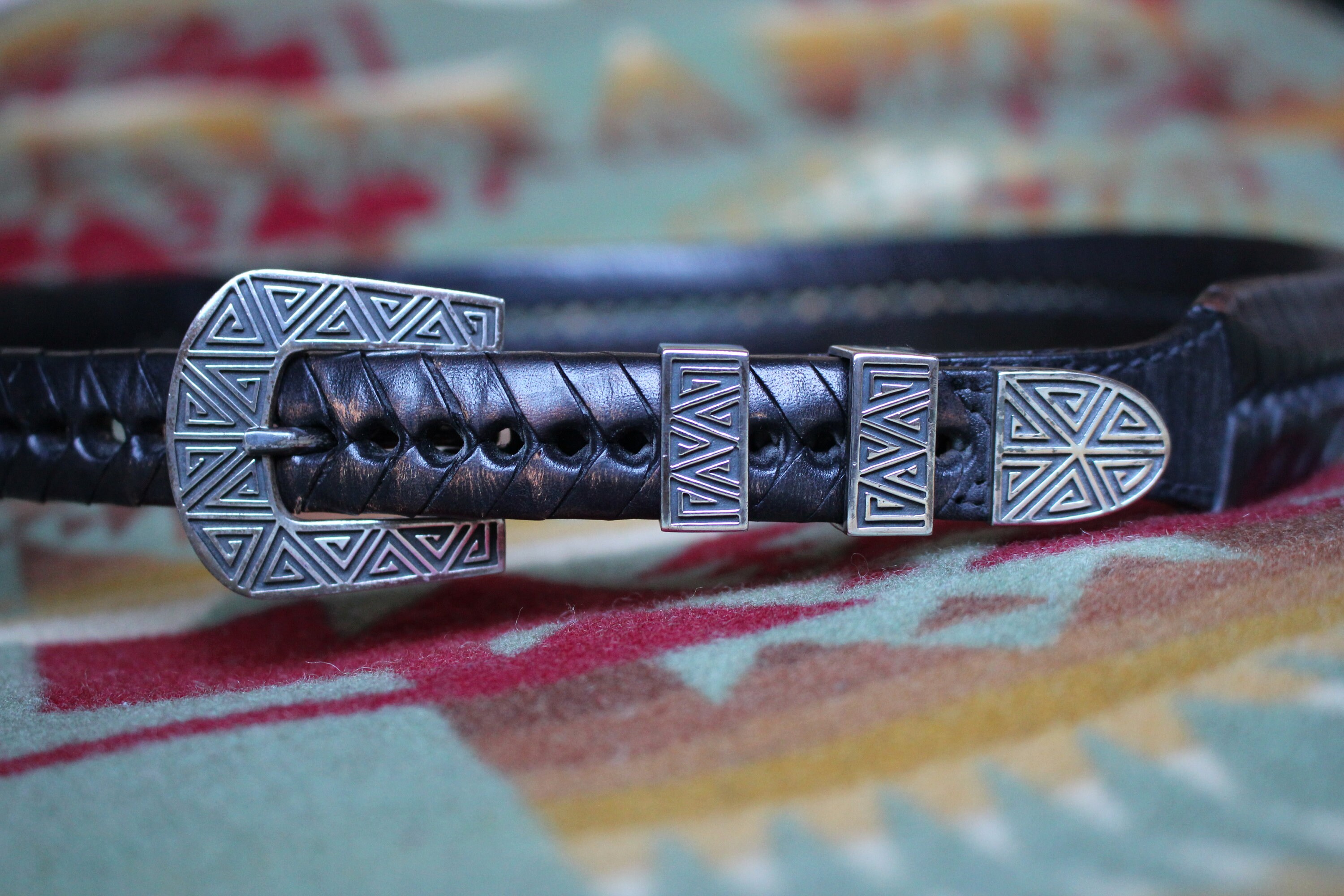 Navajo, Teme, Sterling Silver, .925, Overlay, Southwestern, Western ...