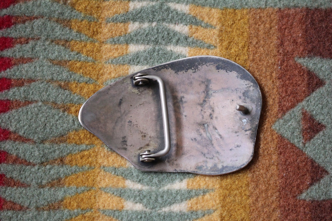 Old Pawn Native American Overlay Sterling Silver .925 - Etsy