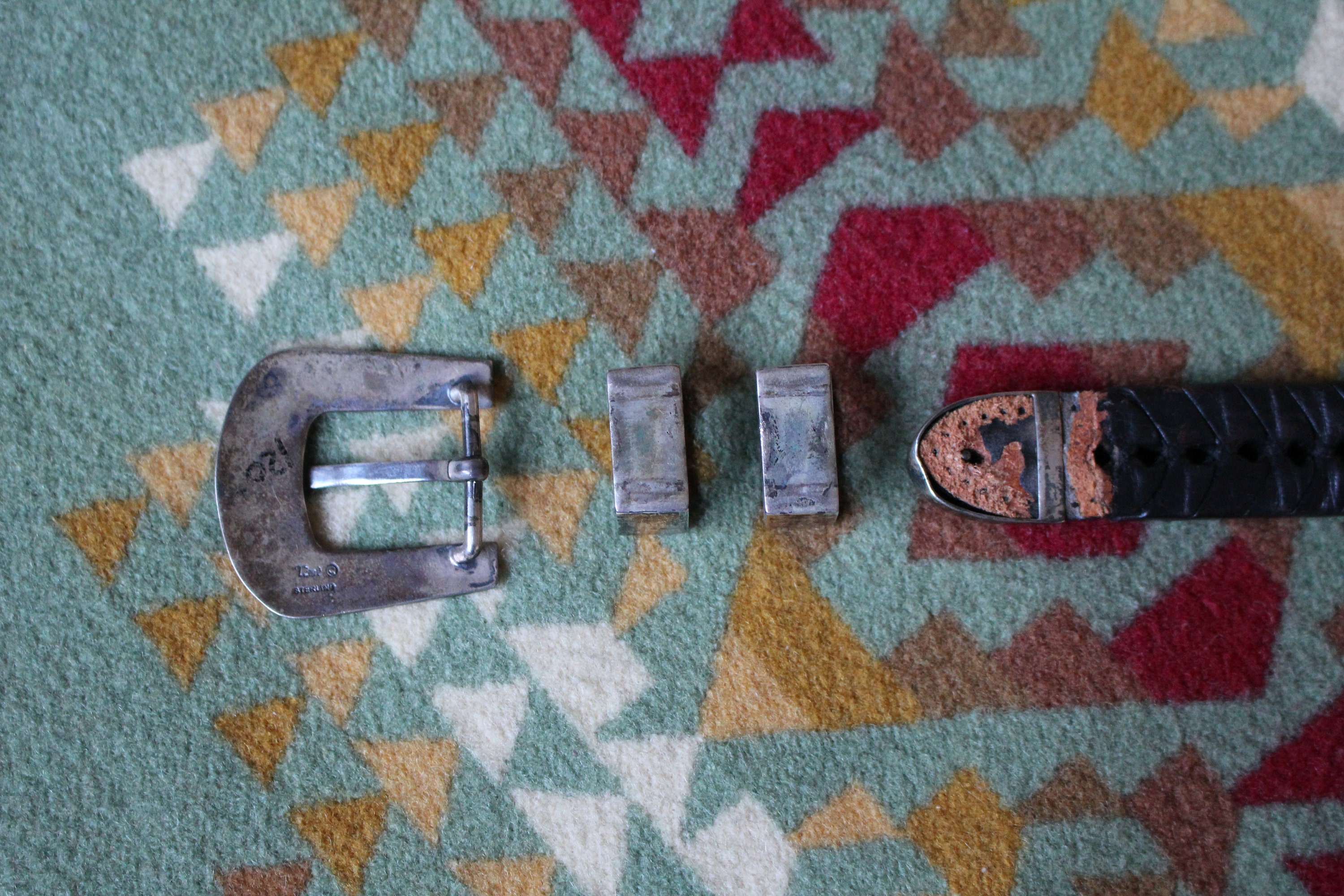 Navajo, Teme, Sterling Silver, .925, Overlay, Southwestern, Western ...