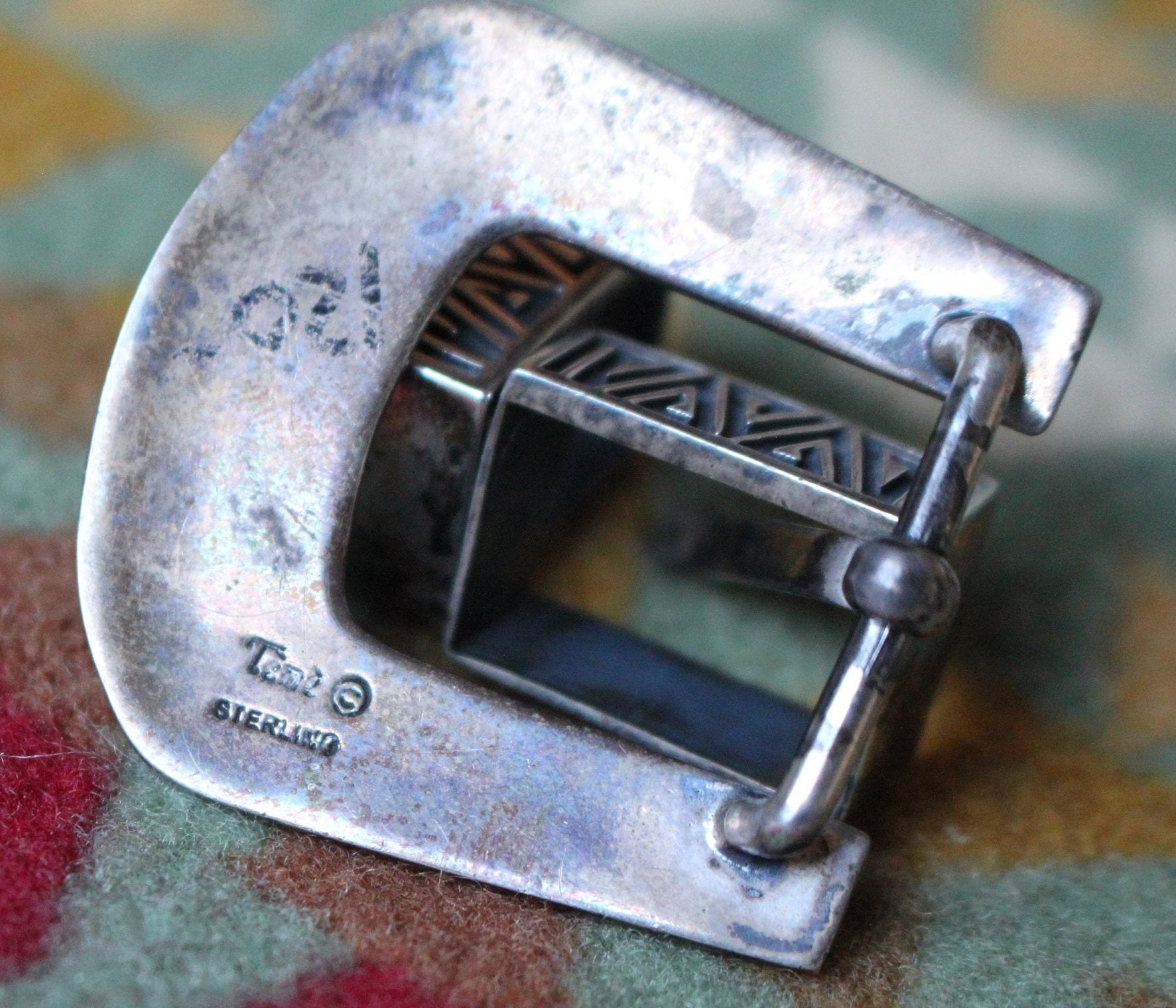 Navajo, Teme, Sterling Silver, .925, Overlay, Southwestern, Western ...