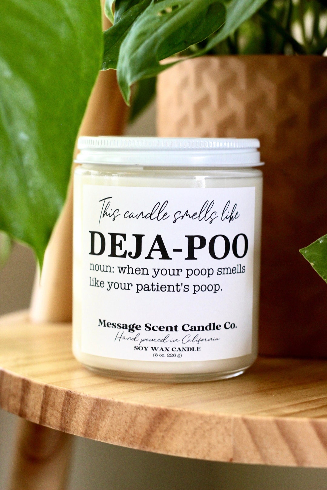Funny Gag Gift for Nurse, Graduation Gift for RN, Deja-poo Candle, Gift ...