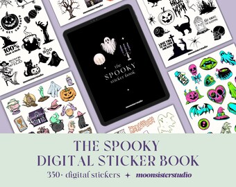 The Spooky Digital Sticker Book Digital Sticker Book for Goodnotes ...