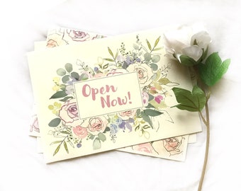 Open When Envelopes Personalised Gift Custom Long Distance | Etsy UK