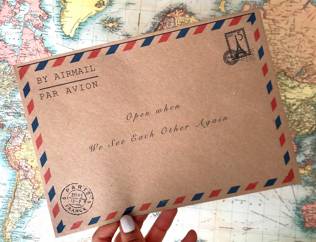 Open When Envelopes Personalised Gift Custom Long Distance - Etsy UK