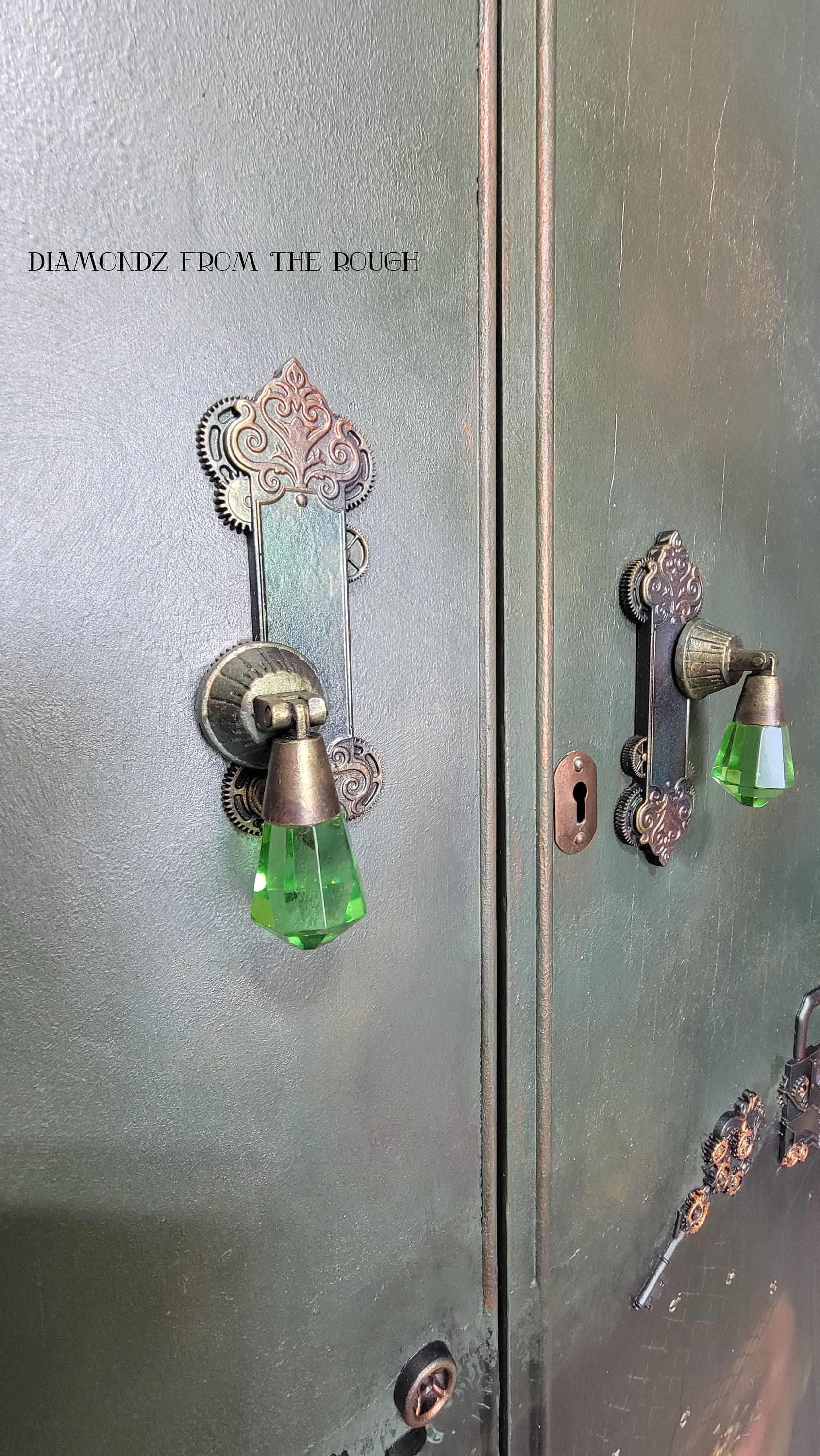 Steampunk Vintage Clothing Armoire. Steampunk Furniture. Antique ...