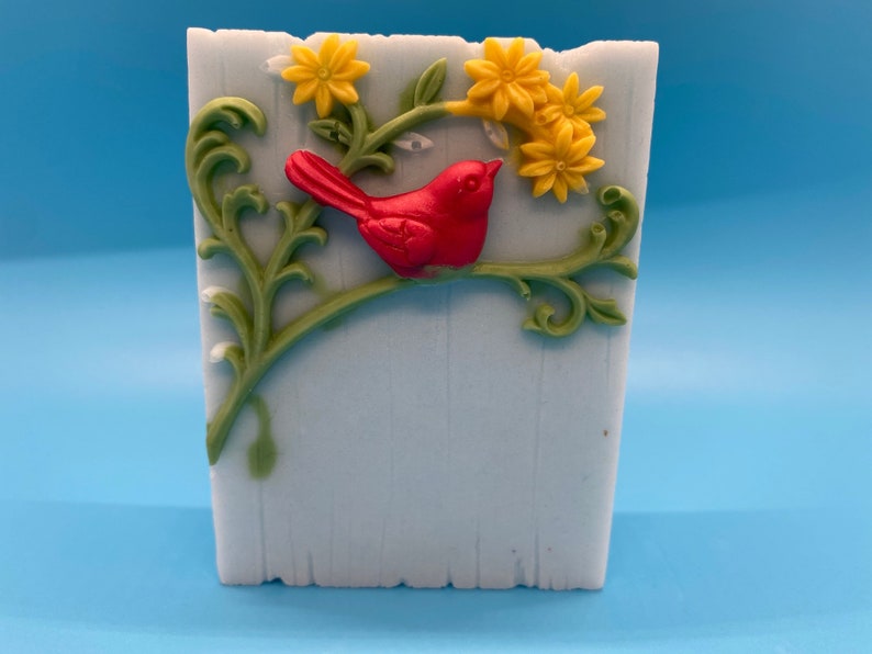 Early Bird Shay Butter Hand Decorated Soap & Cedar Soap Dish - Etsy