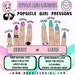Hot Pink Ombre Glitter Gel 20 Piece Press on Nail Set Nail Prep Kit - Etsy