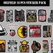 Oilfield Sticker Pack 18 Pcs Laminated Vinyl Waterproof Stickers - Etsy