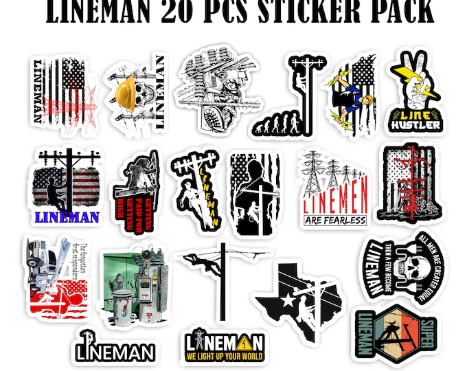 Solar Installer 18 Pcs Sticker Pack Laminated Vinyl Waterproof Stickers ...