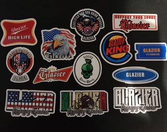 Glazier Stickers | Etsy