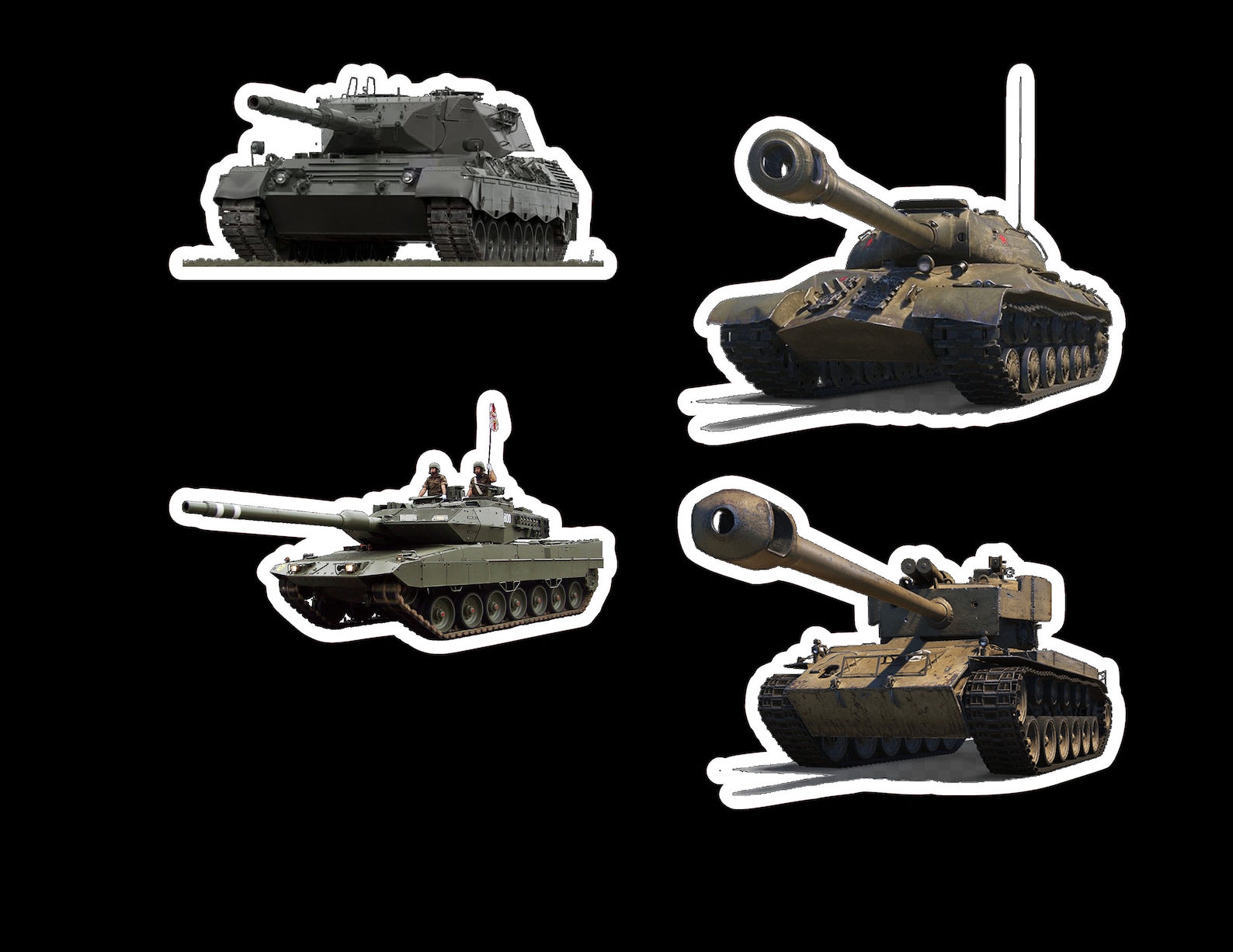 Tanks Sticker Pack Laminated Vinyl Waterproof Stickers - Etsy