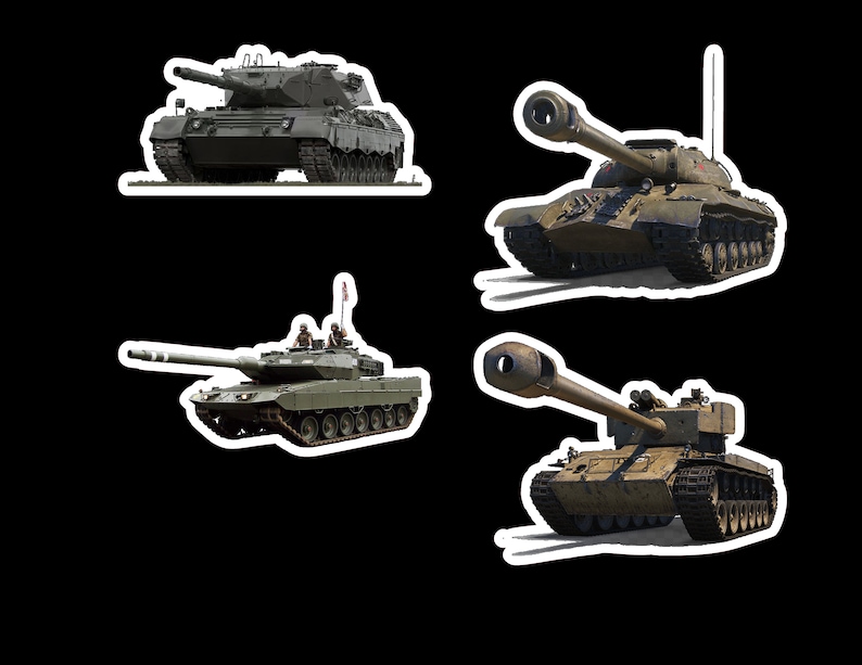 Tanks Sticker Pack Laminated Vinyl Waterproof Stickers - Etsy