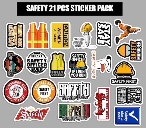Hard Hat Safety Stickers