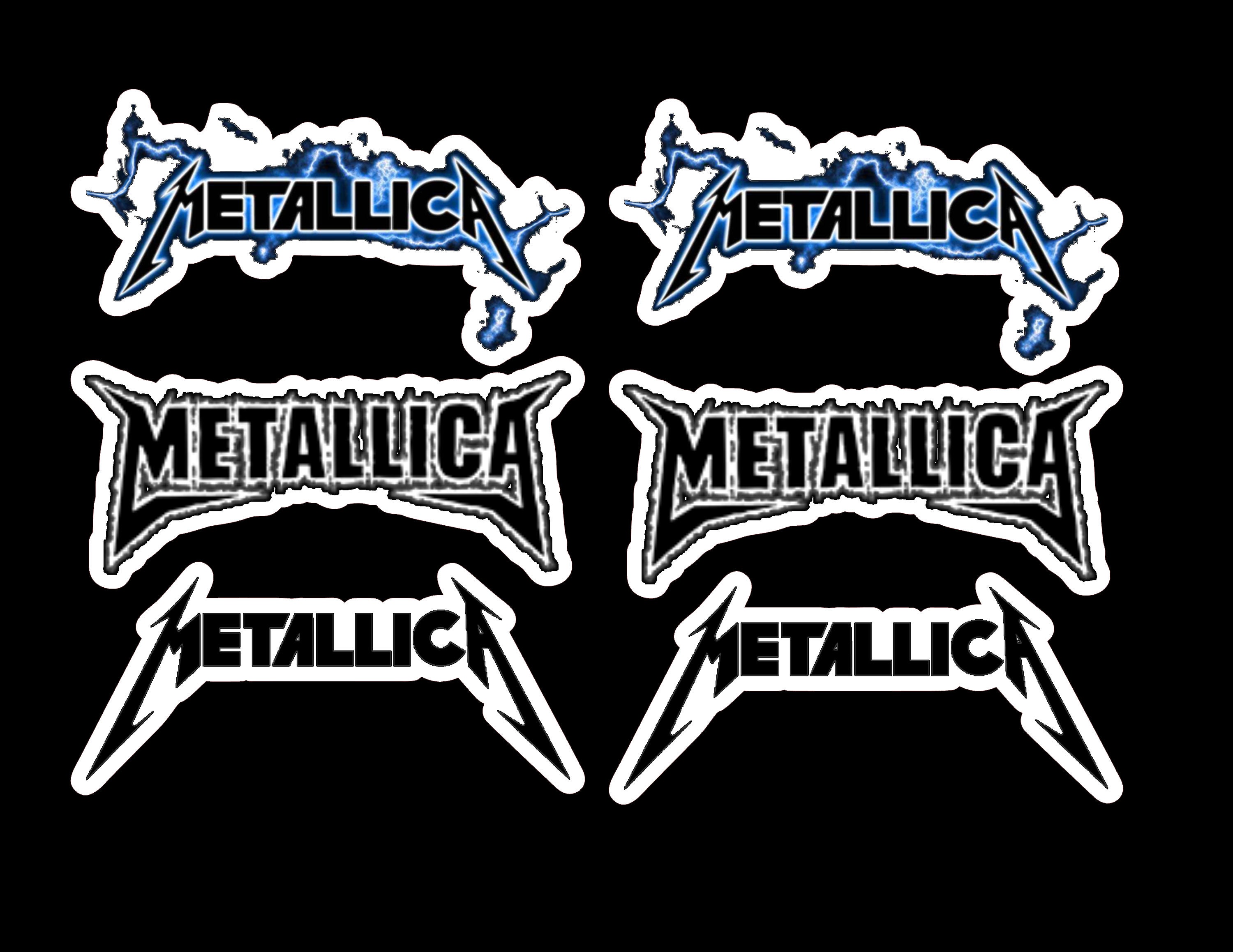 Metallica sticker pack laminated vinyl waterproof stickers | Etsy