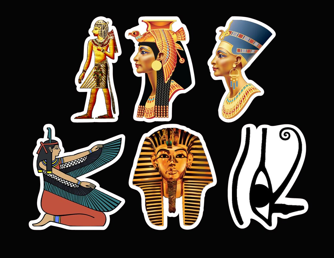 Egyptian Sticker Pack Laminated Vinyl Waterproof Stickers - Etsy