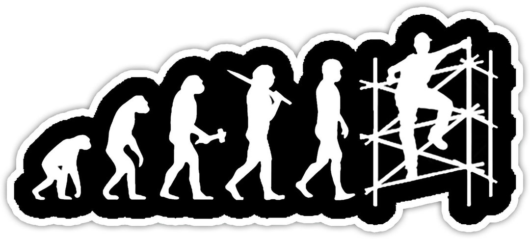 Scaffolder Evolution Sticker 3.5 Inch Toolbox Decal Waterproof Vinyl - Etsy