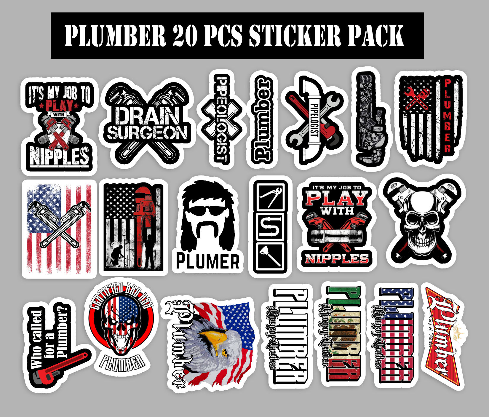 Pipefitter Stickers