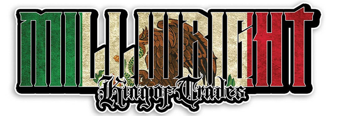 Millwright Mexican Flag Sticker 3.5 Inch Toolbox Decal Waterproof Vinyl ...