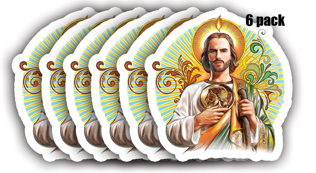 San Judas Sticker Pack 6 Pcs St Jude - Etsy