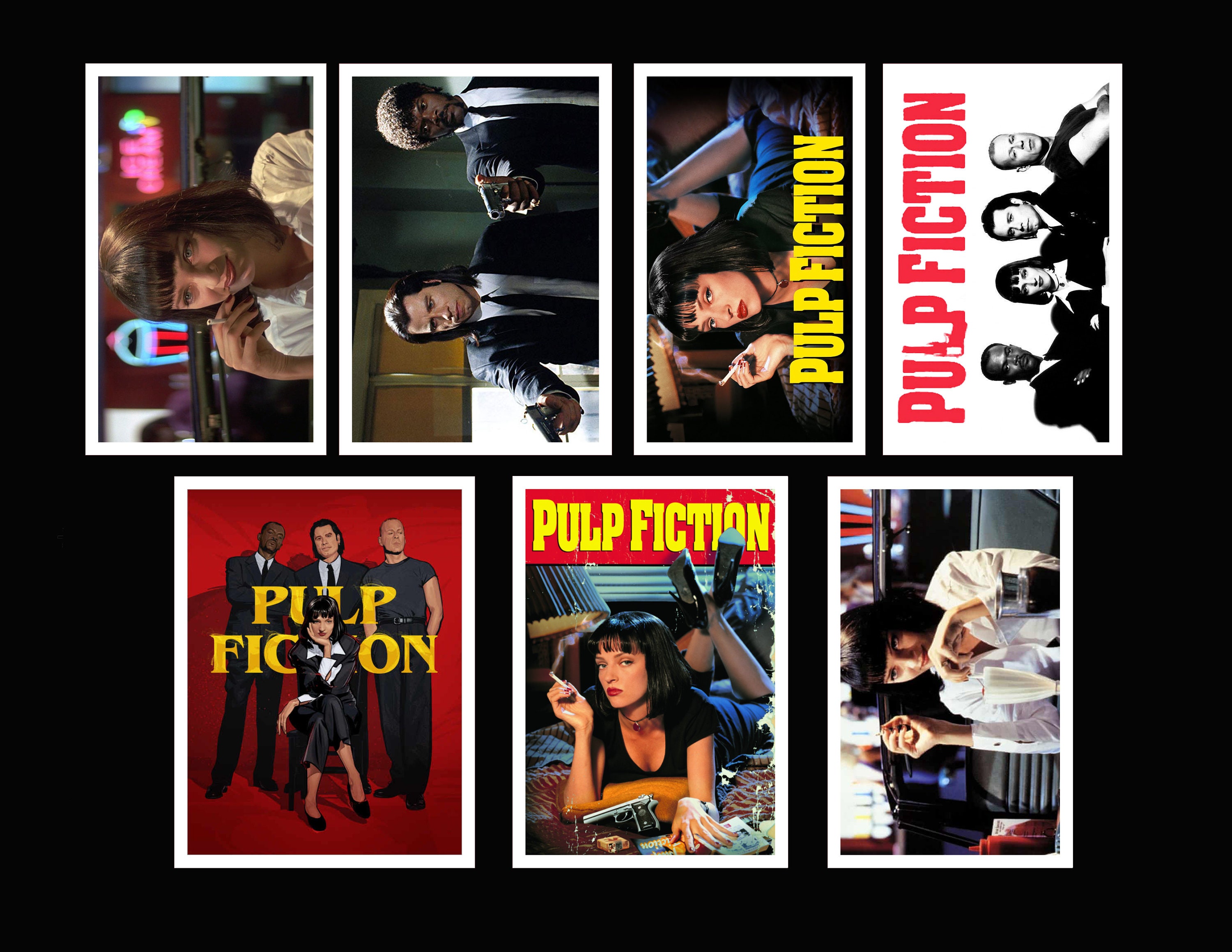 Pulp Fiction sticker pack laminated vinyl waterproof stickers | Etsy