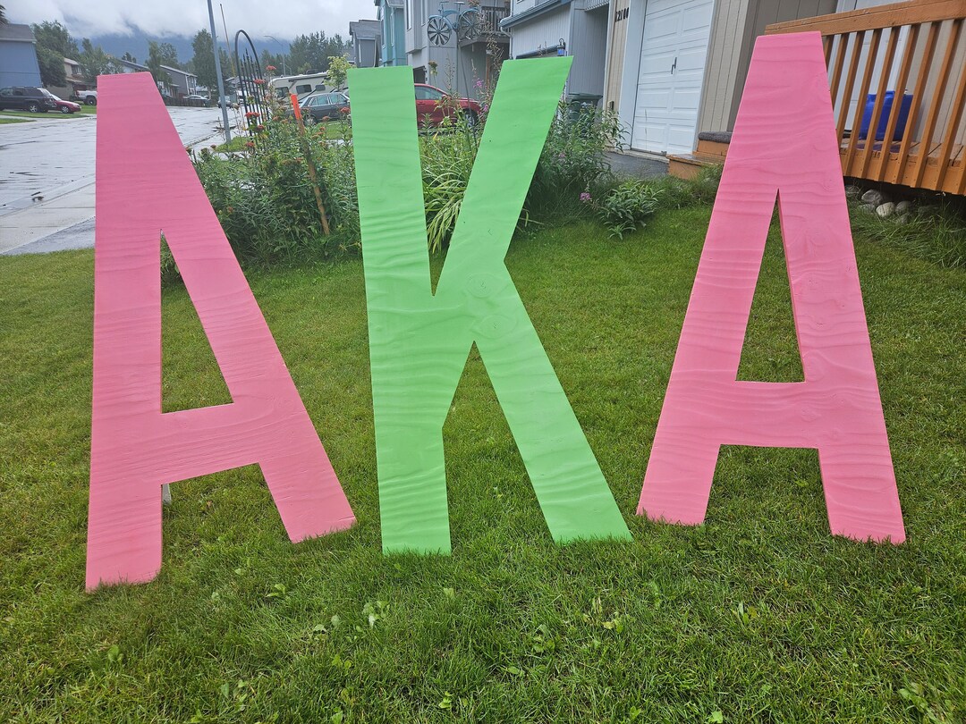 Custom Greek & Yard Letters - Etsy