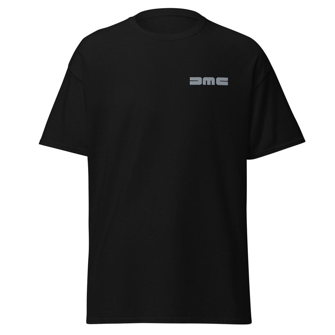 DMC Delorian Motor Company Embroidered Emblem T-shirt - Back to the ...