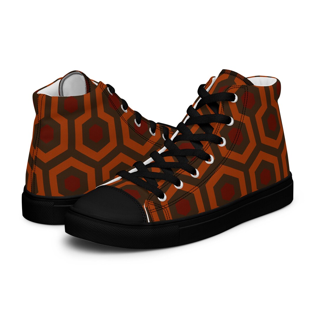 Overlook Hotel Pattern High Top Canvas Shoes Mens Sizes - Etsy